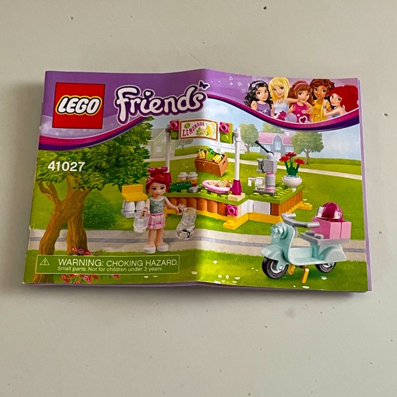 Lego | Toys | Lego Friends 427 Mias Lemonade Stand | Poshmark
